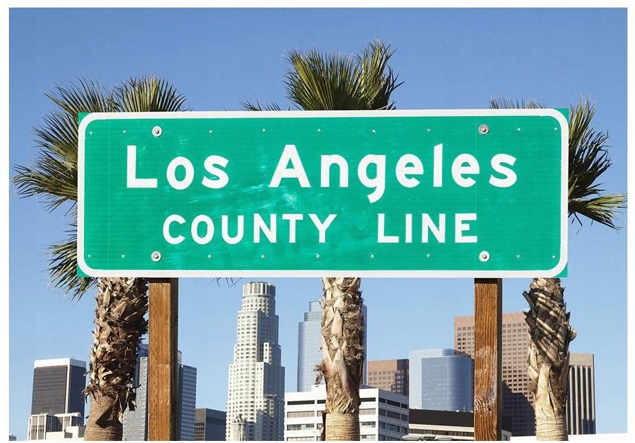Printedwall 3D Los Angeles La Znak 312x219 F00696 - Opinie i ceny na ...