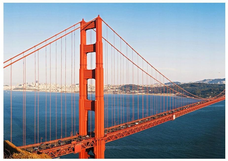 Printedwall 3D Golden Gate Francisco 208x146 F00948 - Opinie i ceny na ...