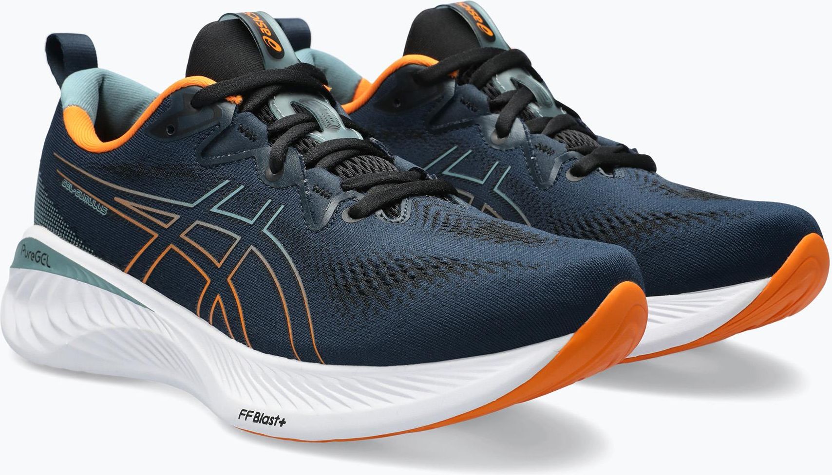 Asics Męskie Gel Cumulus 25 French Blue Bright Orange - Ceny i opinie ...