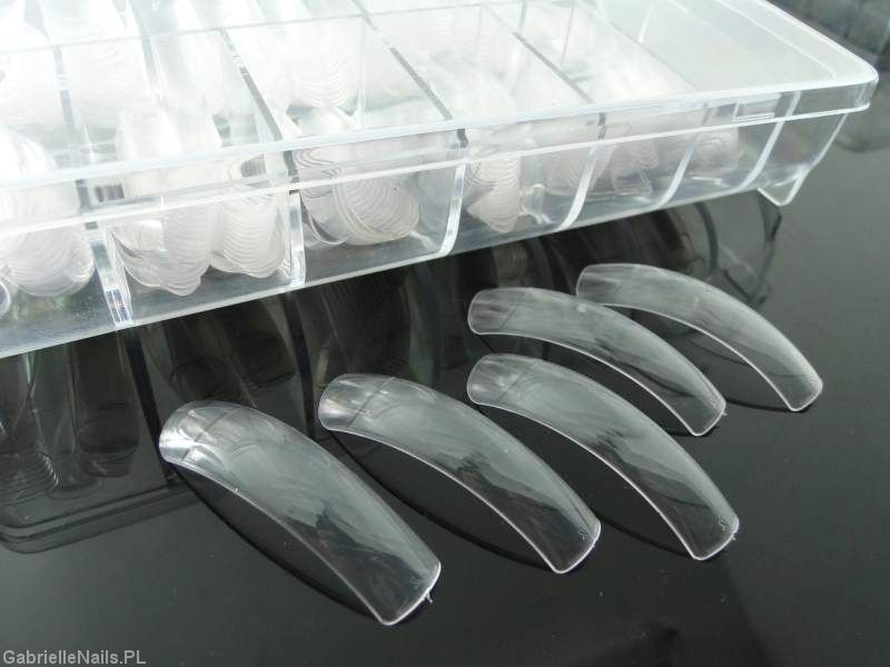 Tipsy przeźroczyste SZPONY 120 sztuk pudełko - Opinie i ceny na Ceneo.pl