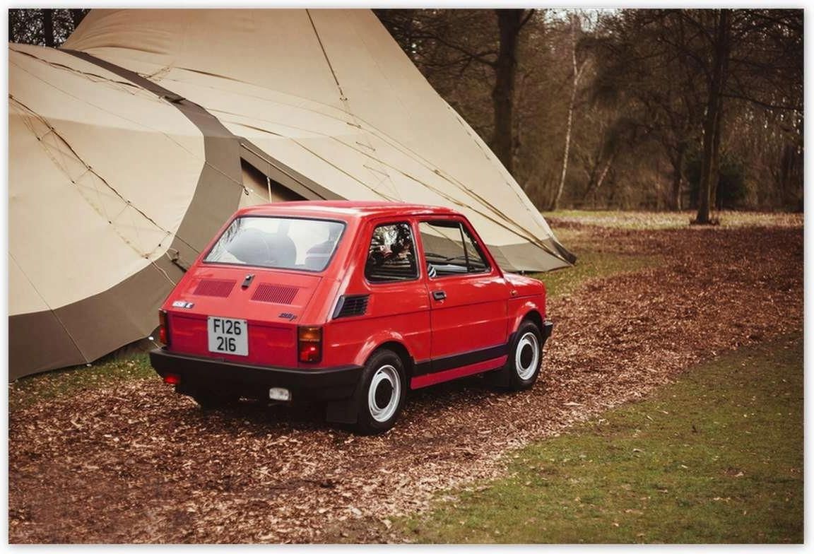 ZeSmakiem 104x70 Czerwony Maluch Fiat 126P - Opinie i ceny na Ceneo.pl