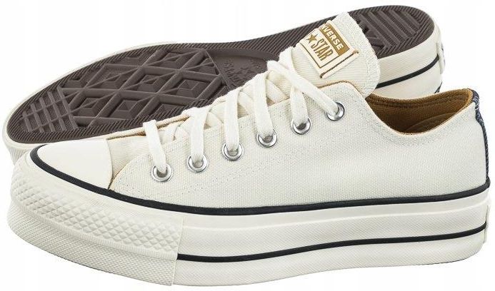Buty Trampki Converse Ctas Lift Ox A03829C Beżowe - Ceny i opinie ...
