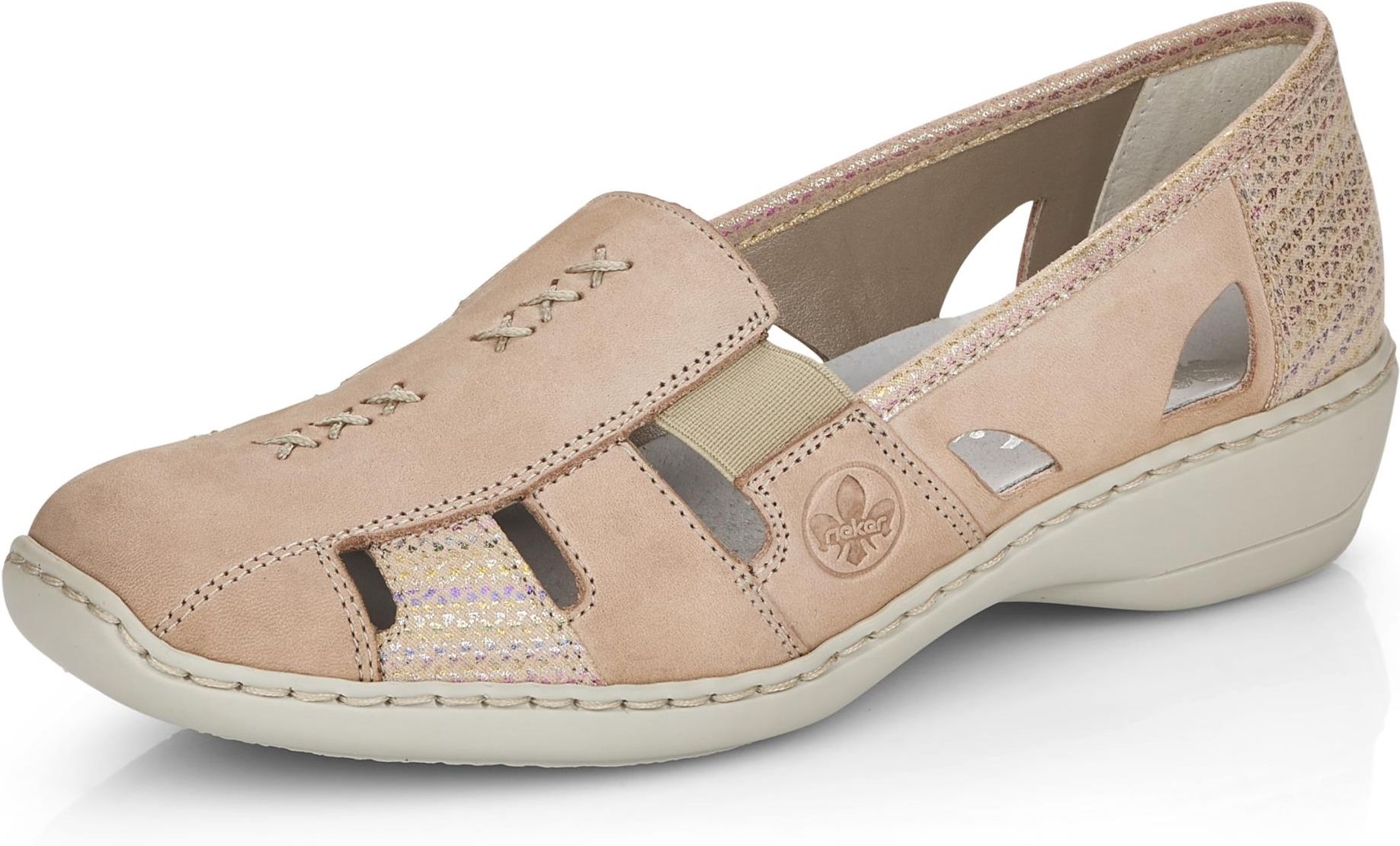 Rieker Antistress Półbuty Beżowe 41385-60 r. 38 - Ceny i opinie - Ceneo.pl