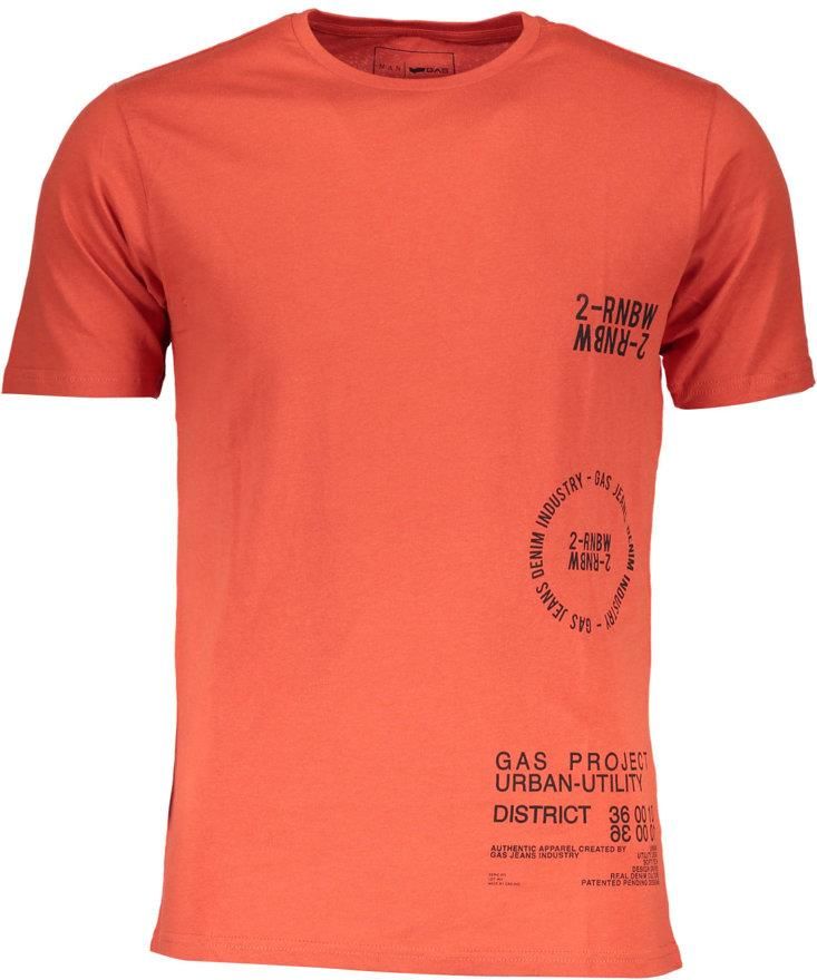 GAS T-SHIRT Z KRÓTKIM RĘKAWEM POMARAŃCZOWY - Ceny i opinie - Ceneo.pl