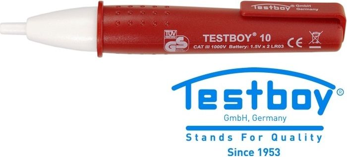 Testboy Bezkontaktowy optyczny Próbnik napięcia (Testboy 10) - Inne ...