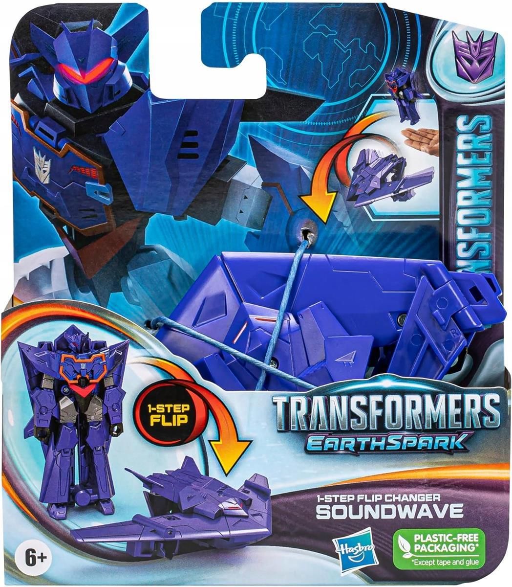 Hasbro Transformers EarthSpark 1 Step Flip Changer Soundwave F6714 ...