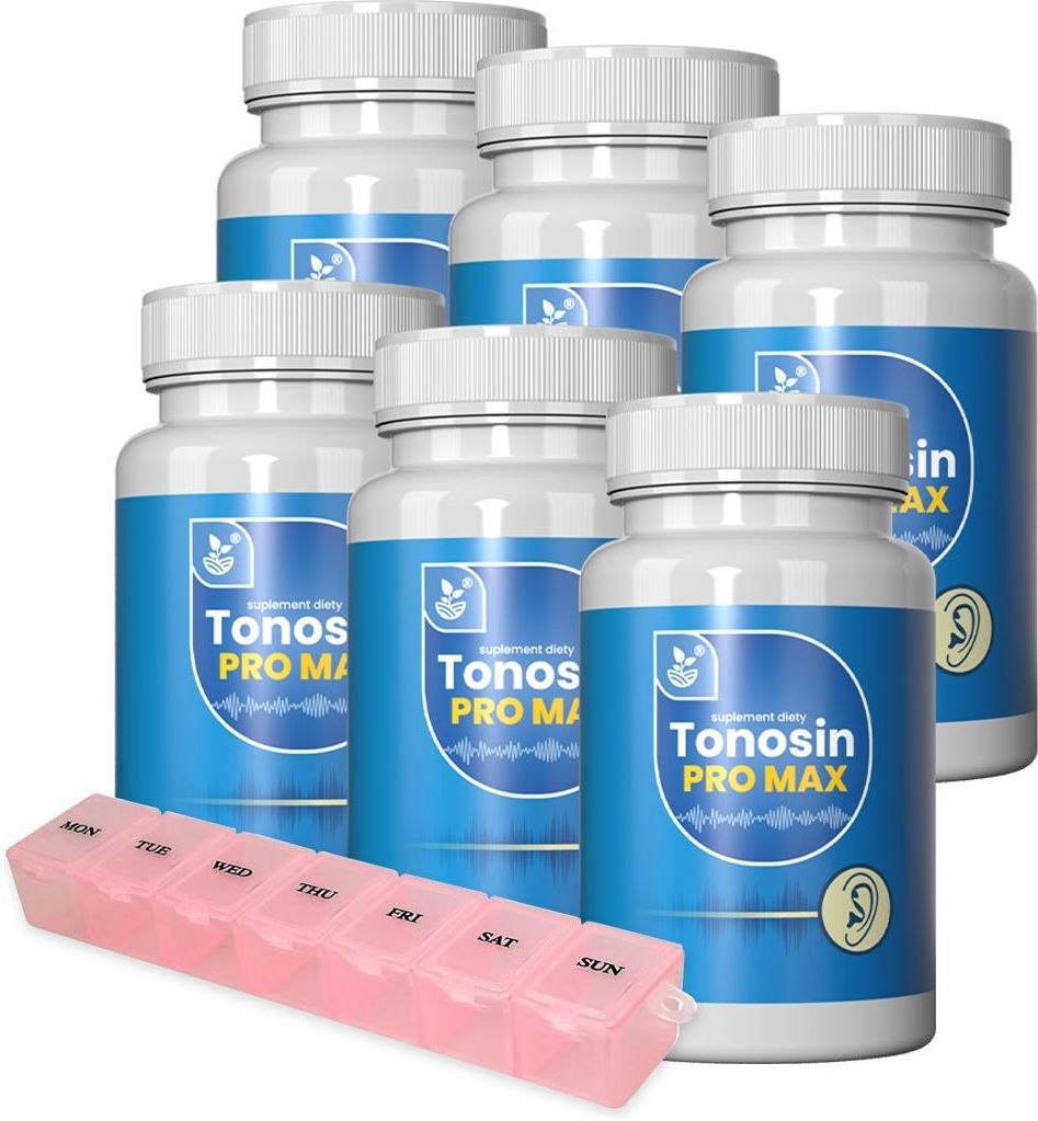 Tonosin Pro Max - poprawa słuchu 180 kapsułek - Opinie i ceny na Ceneo.pl