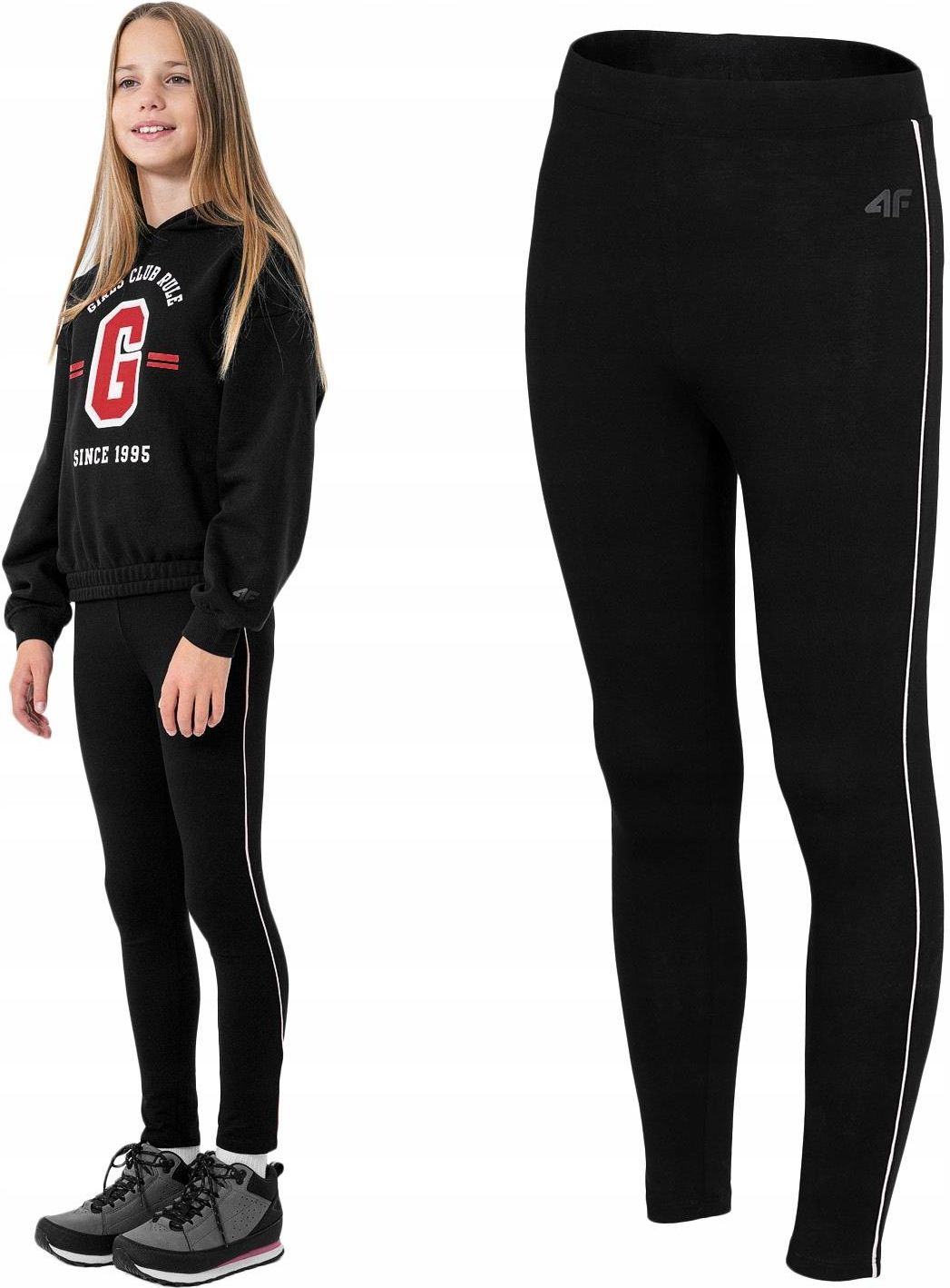 Legginsy spodnie Dziecięce 4F Junior JLEG004 164 - Ceny i opinie - Ceneo.pl