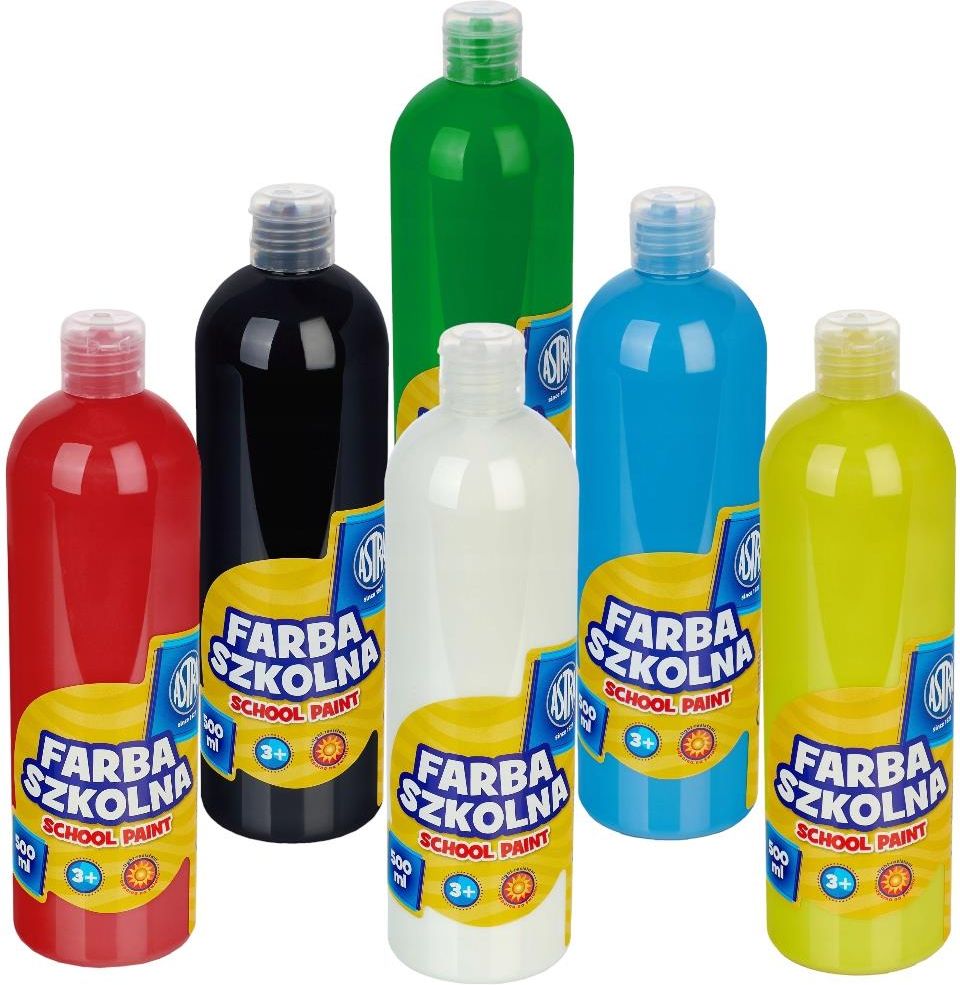 Astra Zestaw Farby Plakatowe W Butelkach 500Ml 6Ko - Ceny i opinie ...