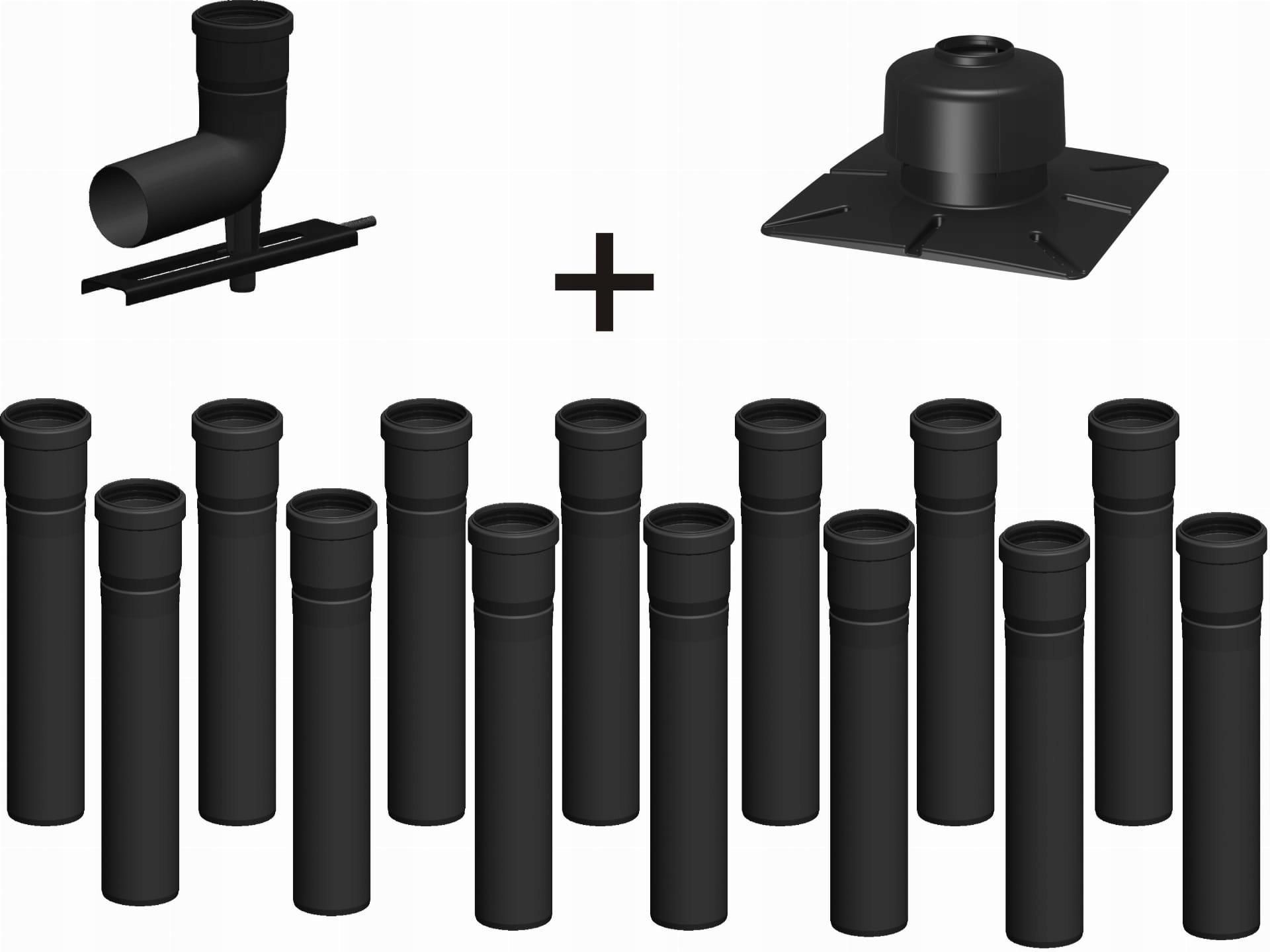 System kominkowy Tecnovis Wkład Jednościenny Pp Kondensat Fi 80mm 14 Rur - Opinie i ceny na Ceneo.pl