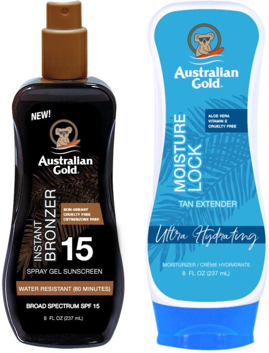 Australian Gold Spray Bronzer SPF15 + Moisture Lock 237ml - Opinie i ...