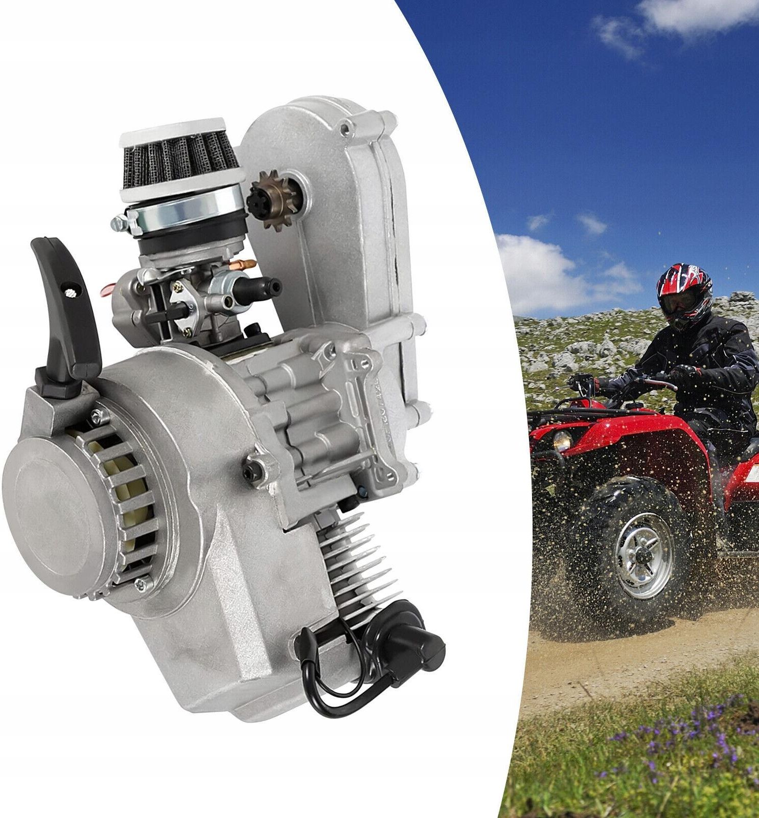 Abiwa Silnik Pocket Bike Mini Quad Ścigacz Dirt 65Cc Pob-70-1 - opinie ...