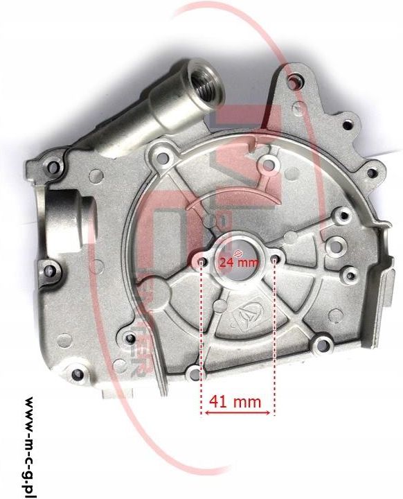 Gxmotor Karter Silnika Prawy Z Wlewem Oleju Skuter 4T Mcgkt00003 ...