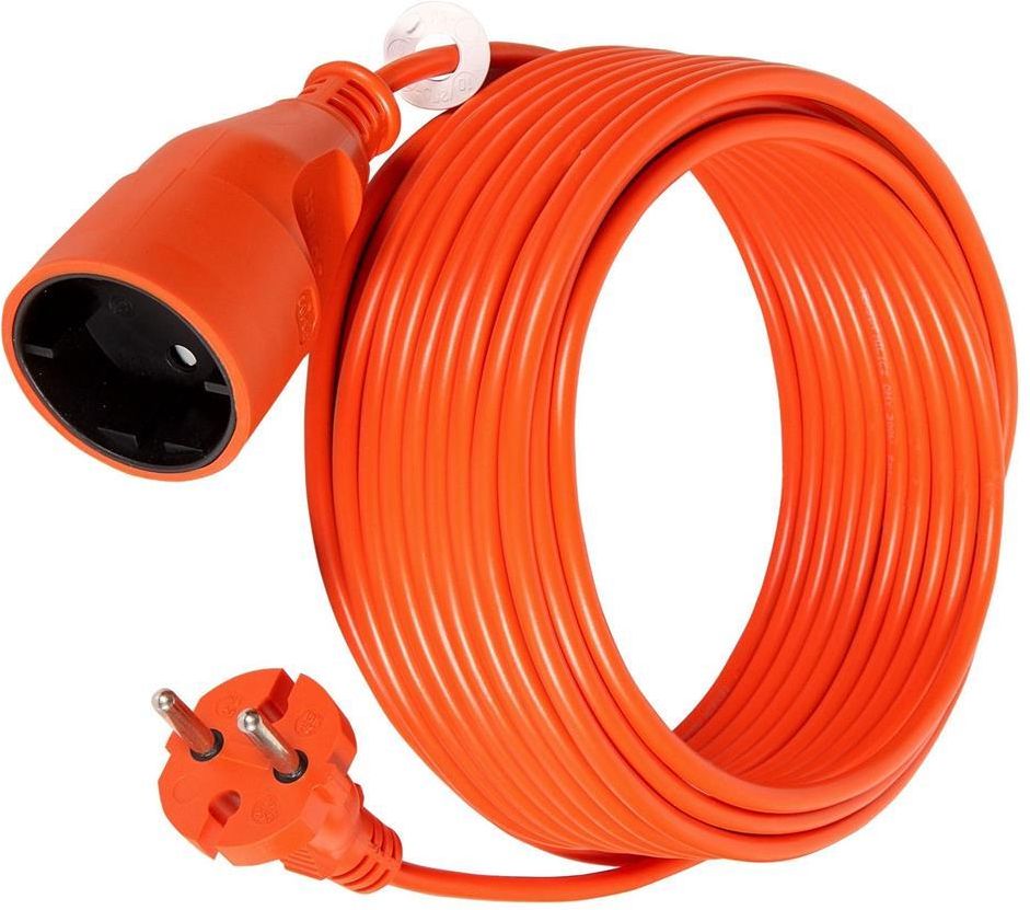 Przedłużacz Jonex Sp Kom Przedłużacz Ogrodowy 1-Gniazdo B U 10A 10M Omy 2X1 Pomarańczowy Ps-160 ...