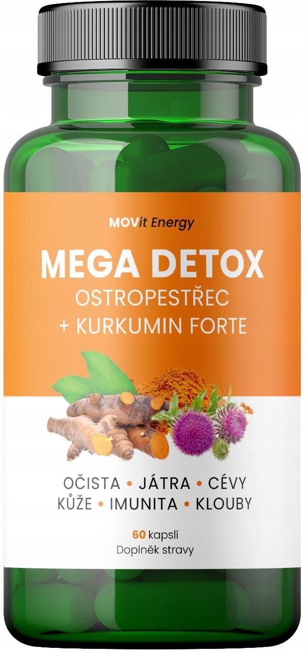 Movit Energy Detox Ostropest Plamisty Kurkumina 60 Cps. - Opinie i ceny na Ceneo.pl
