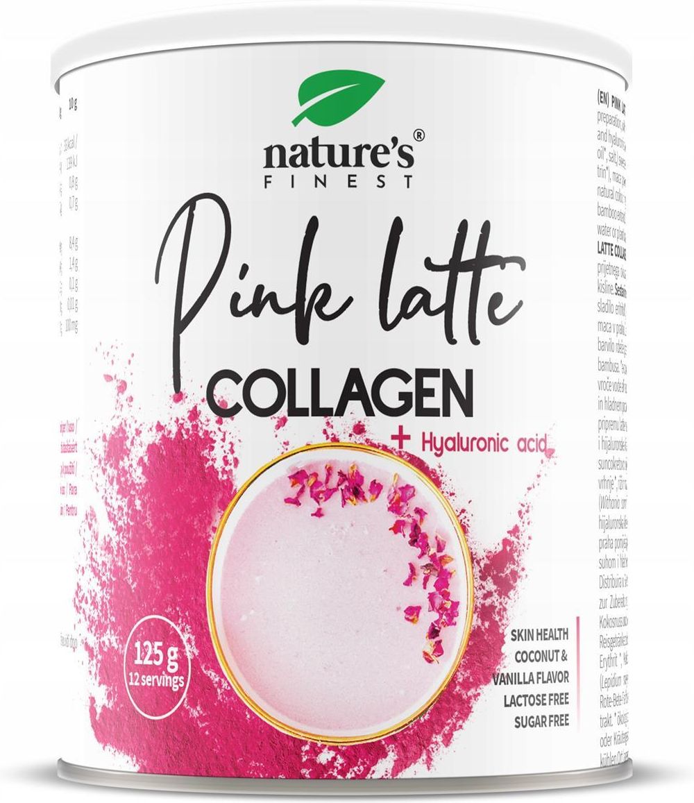 Nature S Finest Pink Collagen Latte 125g - Opinie i ceny na Ceneo.pl