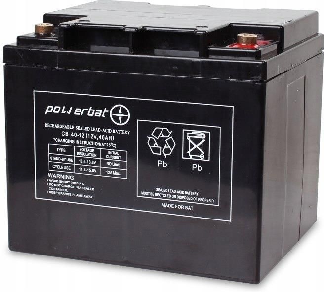 Videofon Powerbat Akumulator Agm 12V 40Ah (213123) - Opinie i ceny na ...
