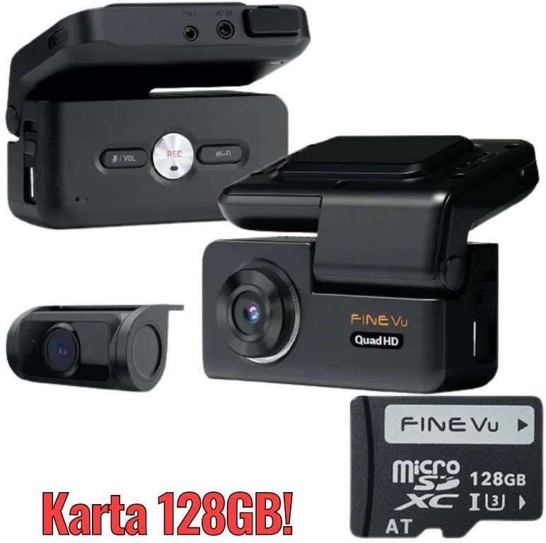 Rejestrator jazdy Finevu Kamera Samochodowa Gx300 Karta 128Gb - Opinie ...