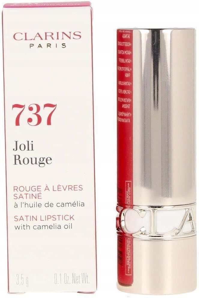 Clarins Joli Rouge Joli Rouge Kremowa Szminka O Satynowym Wykończeniu ...