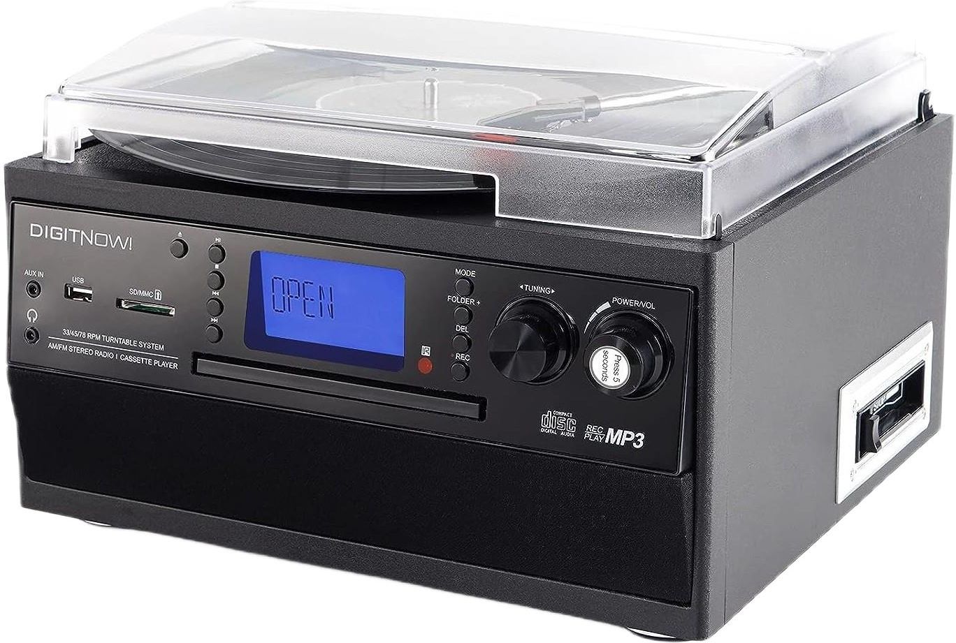 Gramofon Gramofon DIGITNOW M504 Głośniki Bluetooth CD USB - Opinie i ...