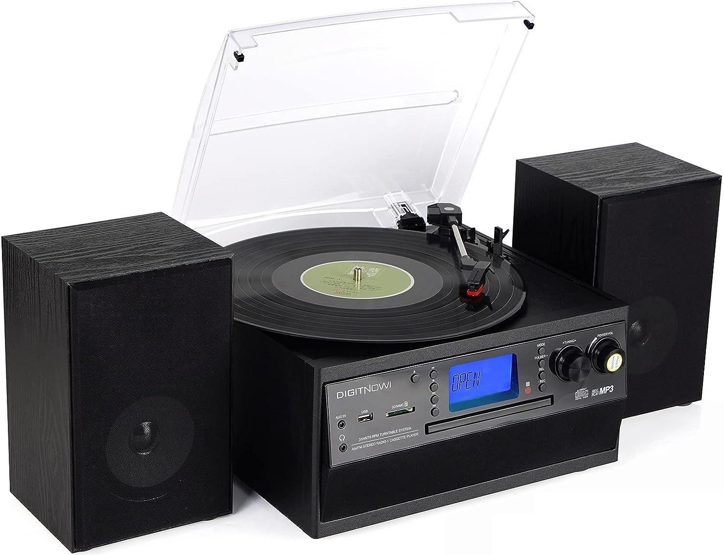 Gramofon Gramofon DIGITNOW M504 Głośniki Bluetooth CD USB - Opinie i ...