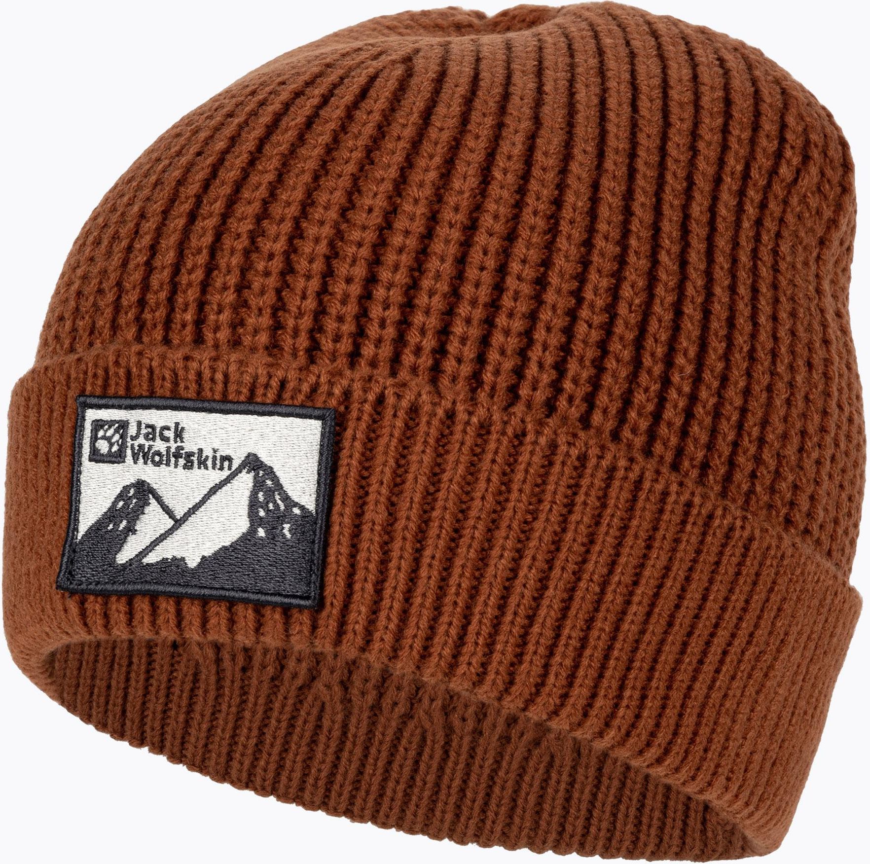 Czapka zimowa Jack Wolfskin Edo Badge Beanie carmine - Ceny i opinie ...