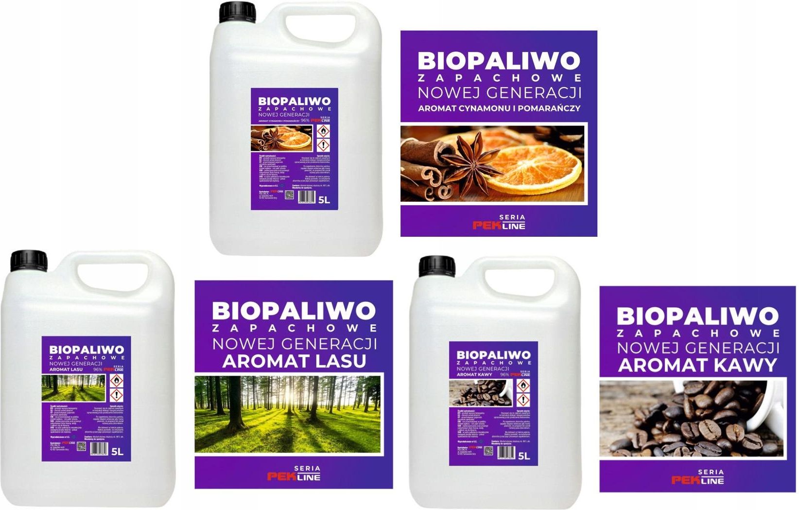 Materiały opałowe Pek-Line Biopaliwo Zapachowe 3 Zapachy 15L - Opinie i ...