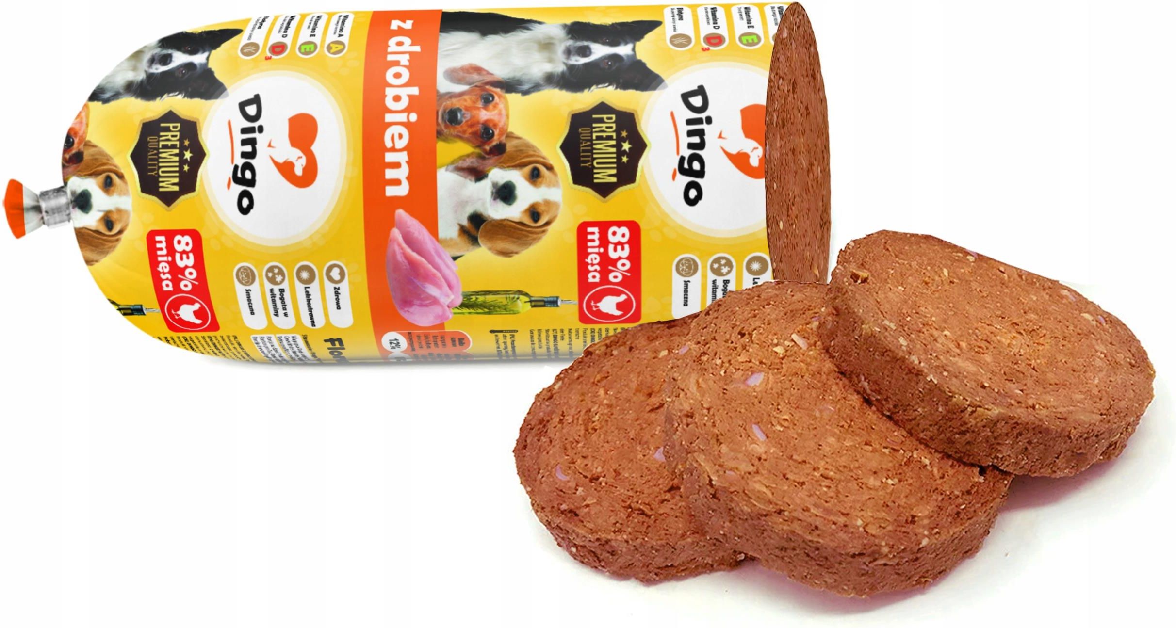 Karma Dingo Dla Psa Baton 83% Mięsa Kurczak Drób 30X900G - Ceny i ...