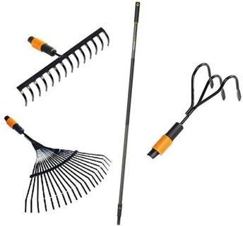 Fiskars Zestaw Metalowych Grabi Quikfit 3+1 136001+5201+5511+65 - Ceny ...