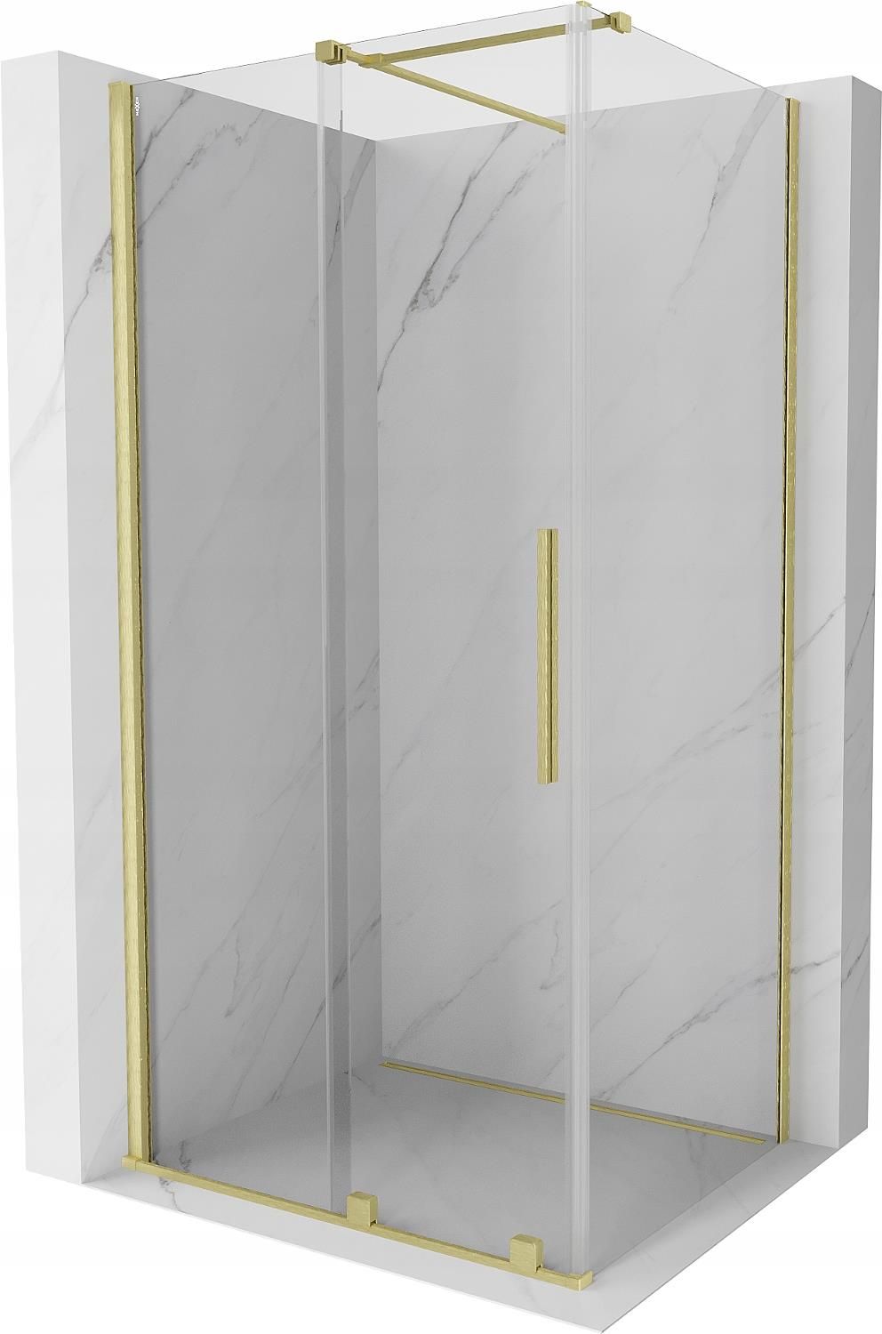 Kabina prysznicowa Mexen Velar 110x75 Złota 871-110-075-01-55 - Opinie i ceny na Ceneo.pl