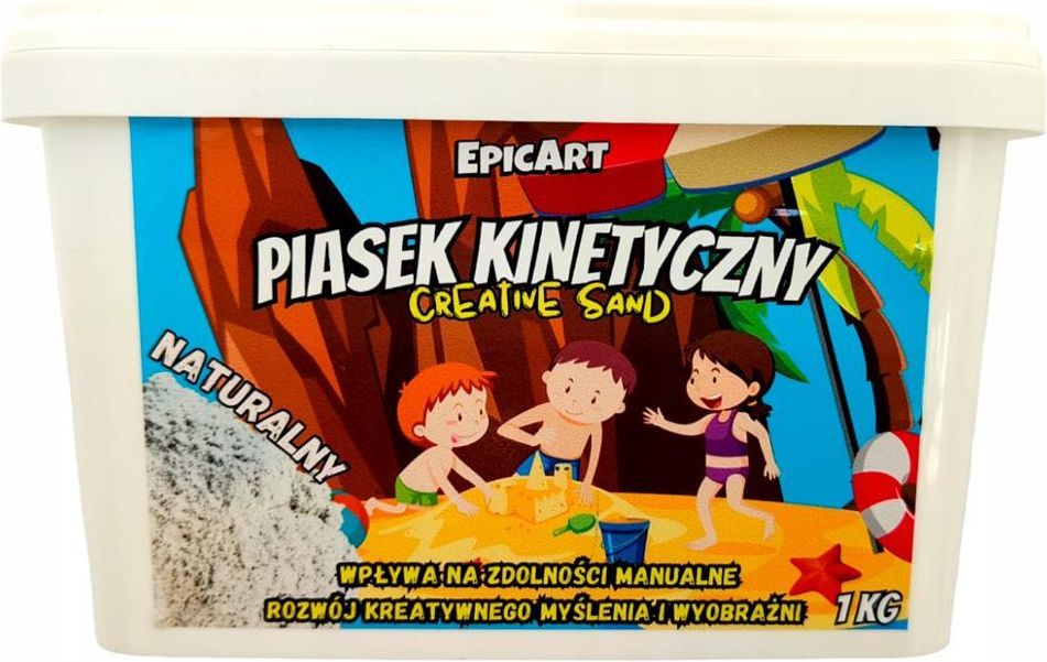 Epic Art Piasek Kinetyczny 1Kg Naturalny Squish - Ceny i opinie - Ceneo.pl