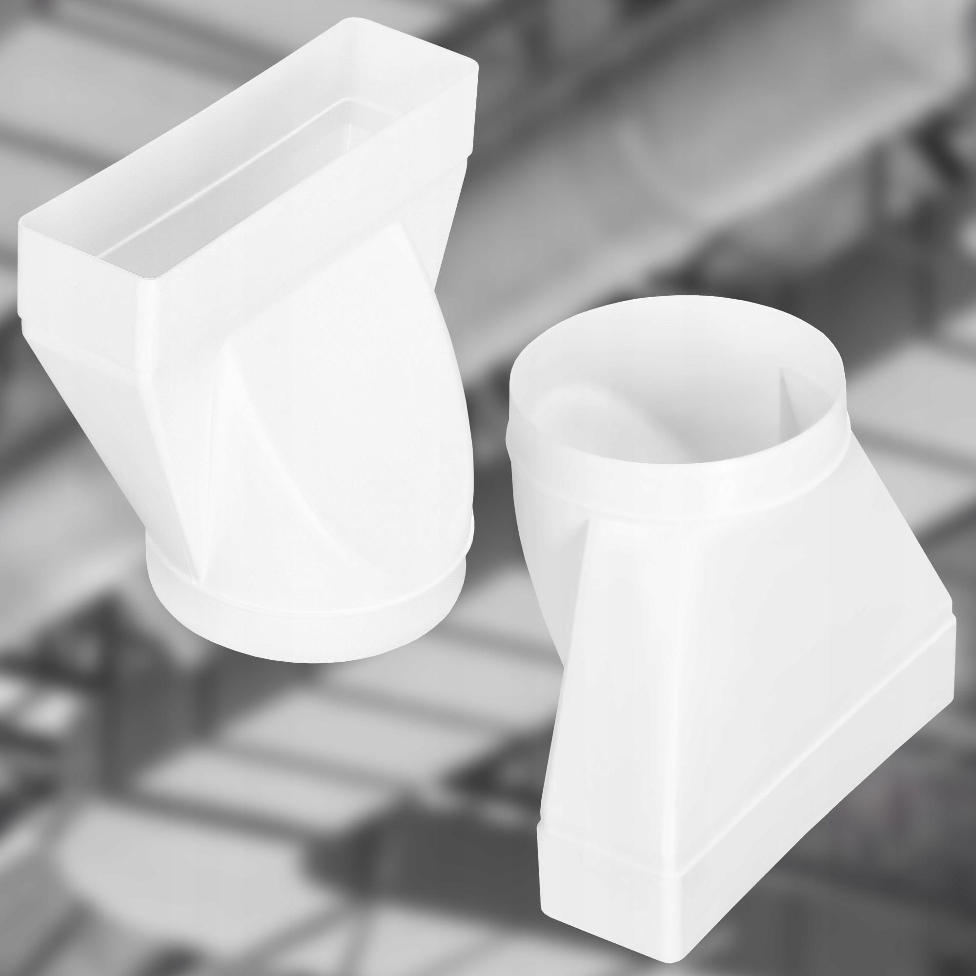 Kotarbau Łącznik Kanałów 204X60 Przekroju Zmiennego Fi125Mm N863 ...