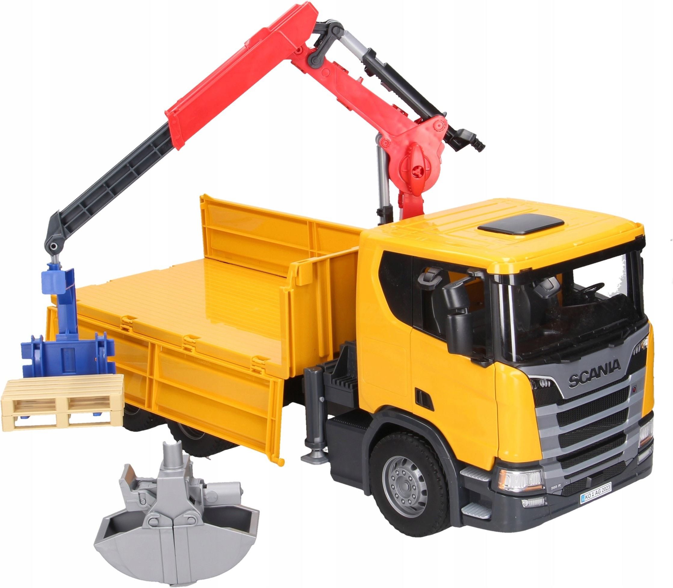 Bruder 03551 Ciężarówka Budowlana Scania 560R - Ceny i opinie - Ceneo.pl