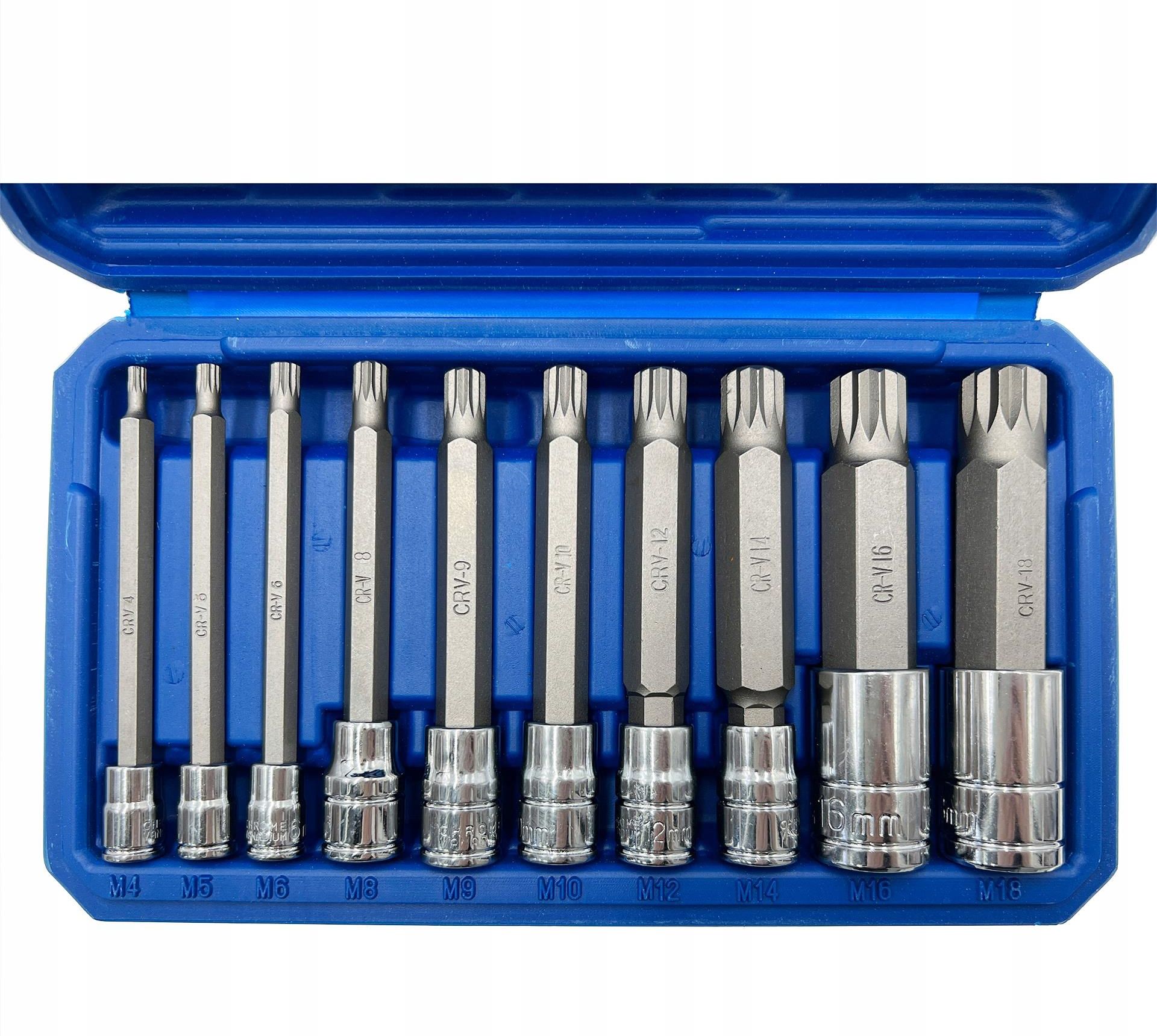 Falon-Tech Nasadki Końcówki Bity Długie 100mm Spline Crv Ft1418 ...