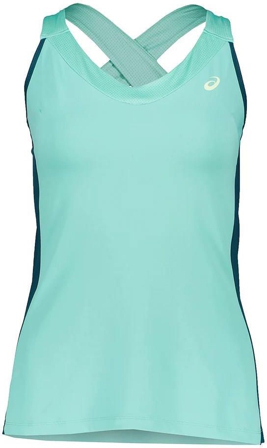Asics Top sportowy w kolorze turkusowym - Ceny i opinie - Ceneo.pl