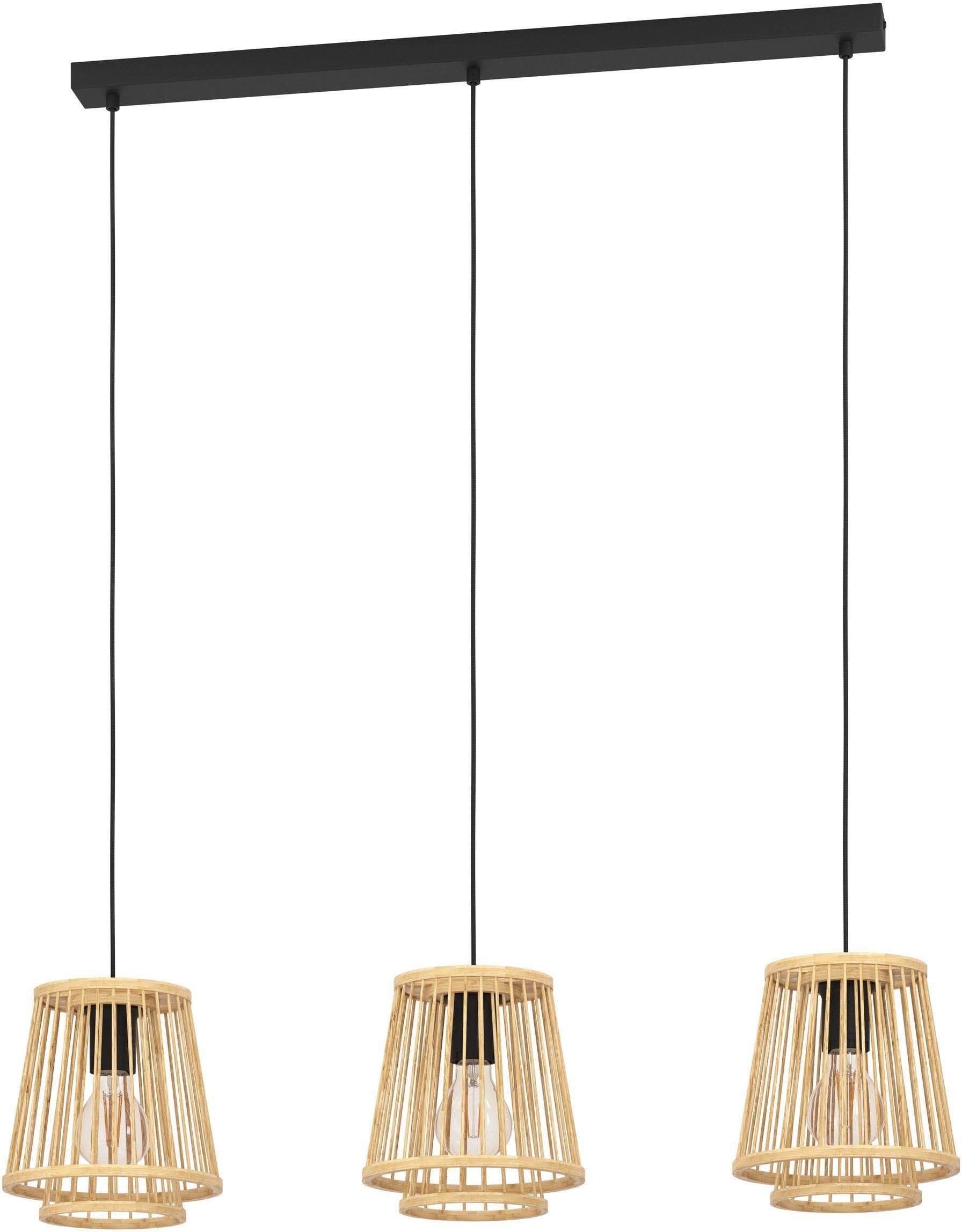 Eglo Lampa Wisząca Hykeham 3Xe27 Czarny/Drewno (43853) - Opinie i ...