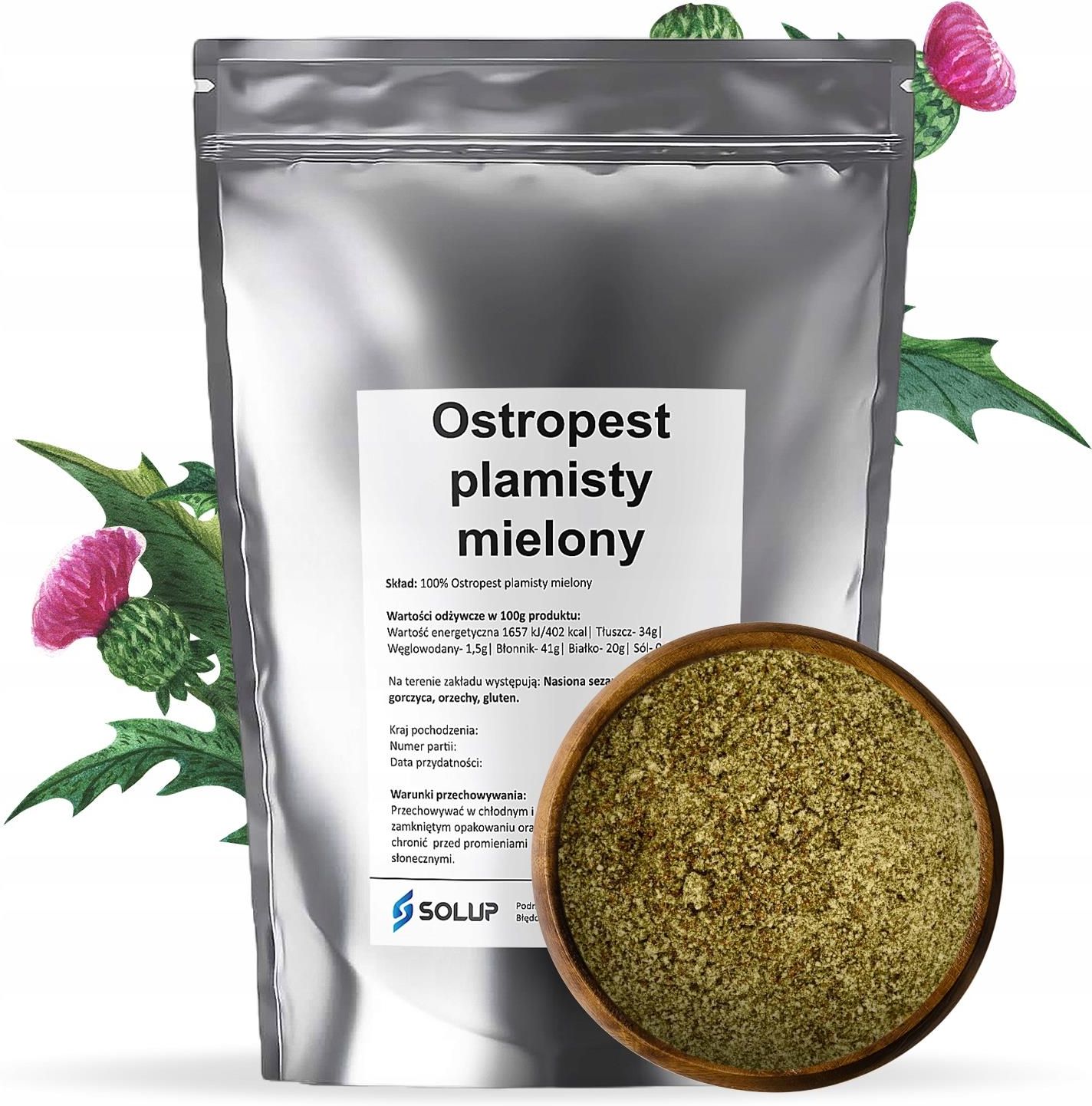 Solup Ostropest Plamisty Mielony Polski Zmielony 3Kg - Opinie i ceny na ...