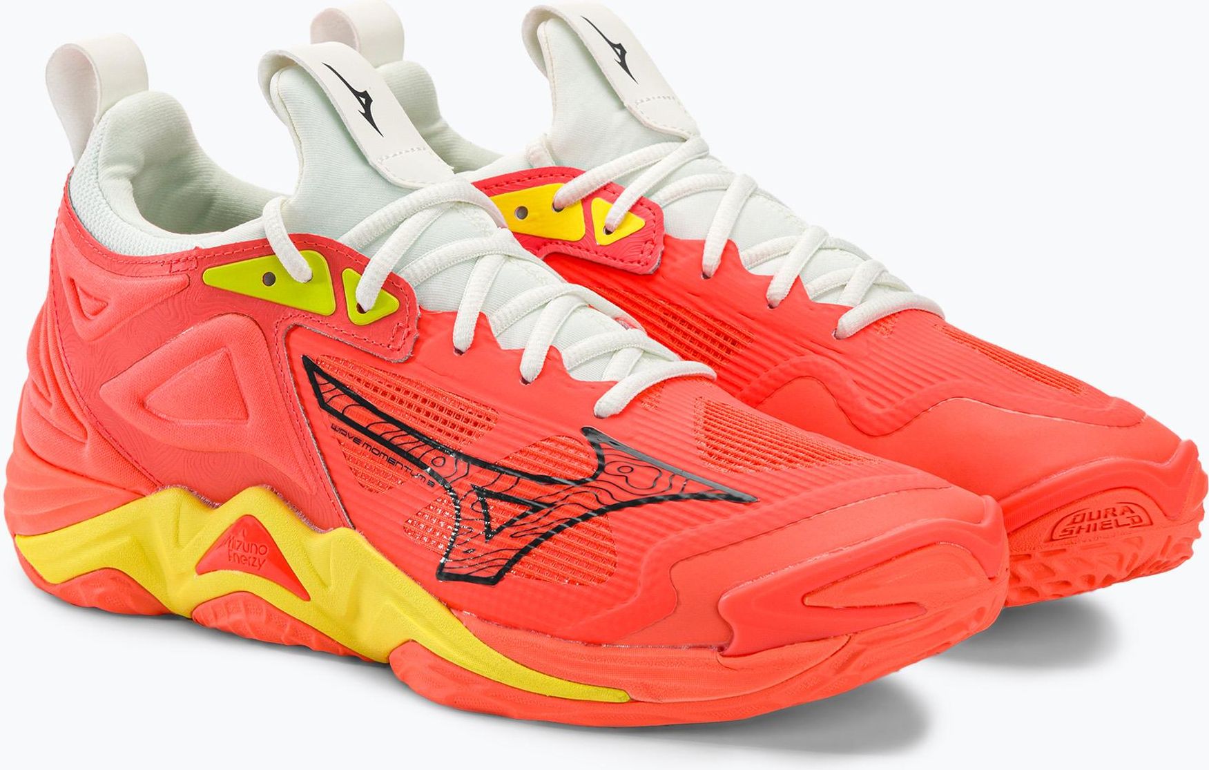 Buty Do Siatkówki Męskie Mizuno Wave Momentum 3 Neon Flame/Black/Bolt2 ...