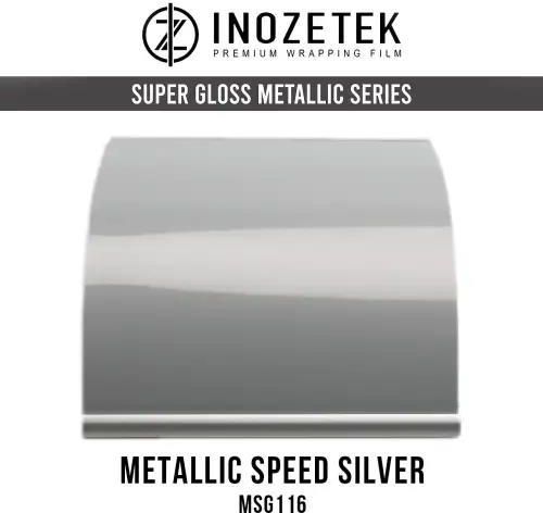Inozetek Folia Speed Silver Msg116 Szary Połysk Na Metry Inomsg116 ...
