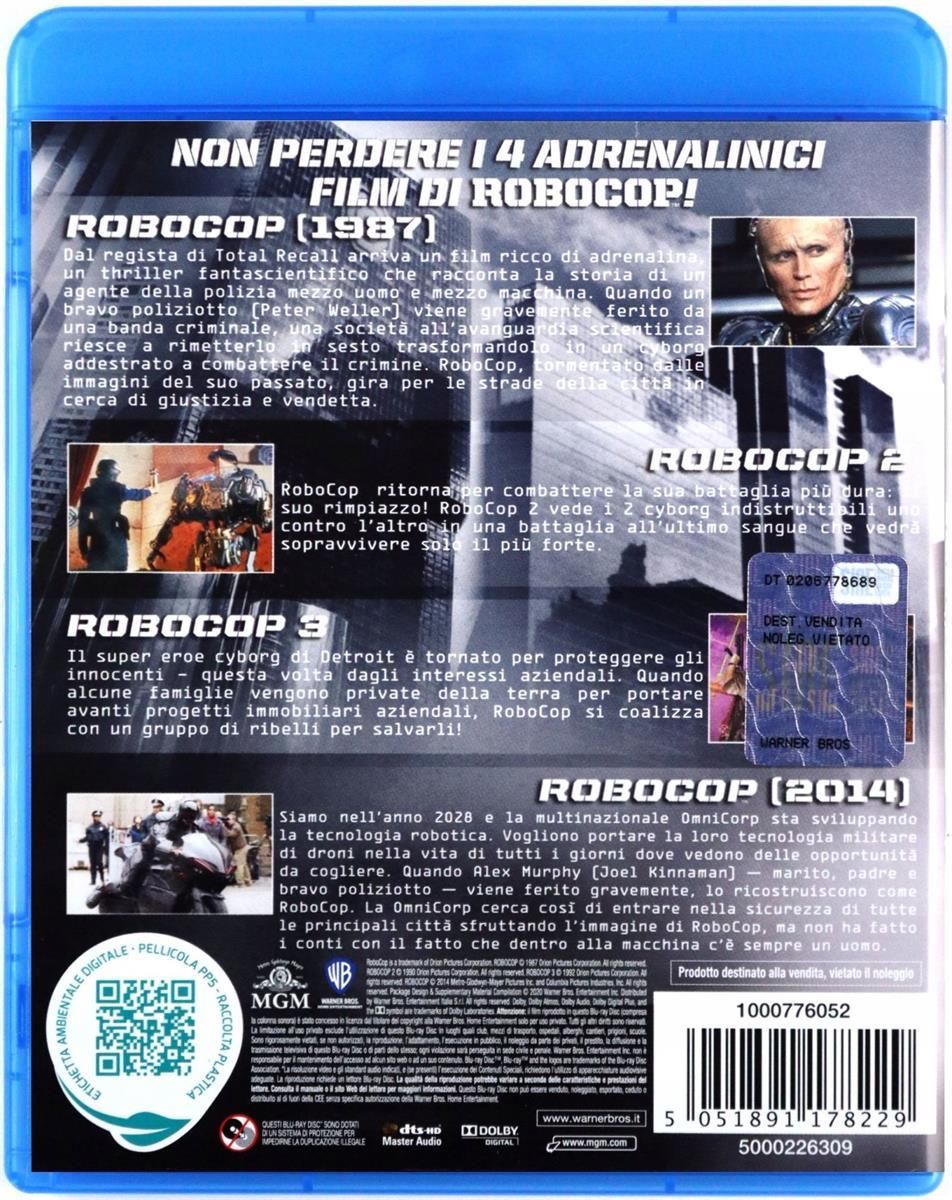 Film Blu-ray Robocop Quadrilogy (4xBlu-Ray) - Ceny i opinie - Ceneo.pl