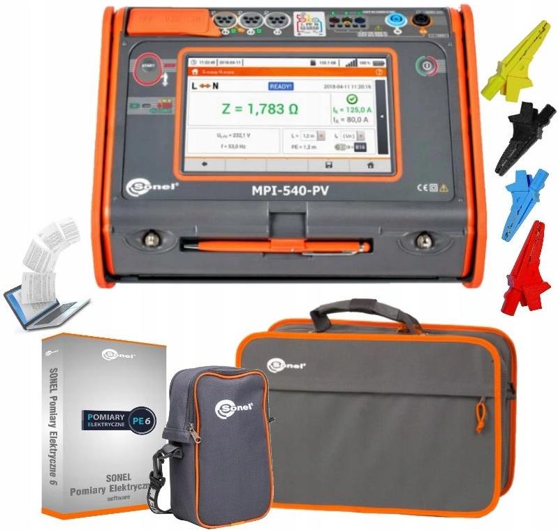 Miernik uniwersalny Sonel Zestaw Miernik MPI-540-PV Oprogramowanie PE6 MPI540PV+PE6 - Opinie i ...
