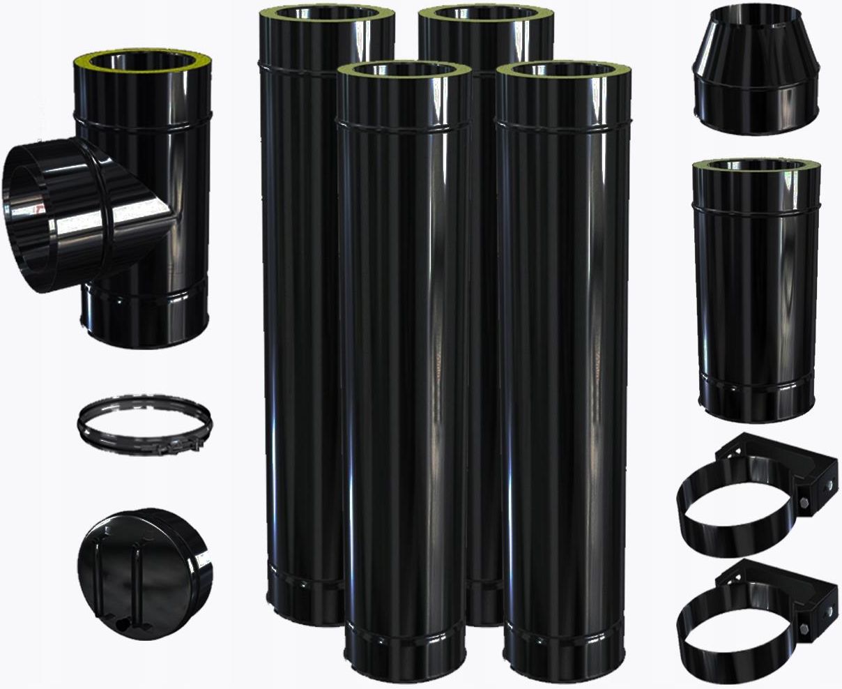 System kominkowy Tk Komin Malowany Izolowany 5M Czarny Zewnętrzny 150 - Opinie i ceny na Ceneo.pl