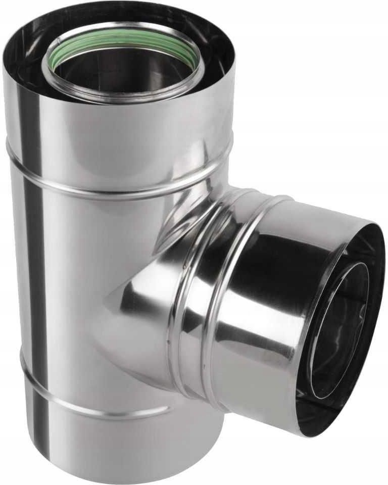 System kominkowy Spiroflex Trójnik Turbo Komin Kwasoodporny 60/100 Z Deklem - Opinie i ceny na ...