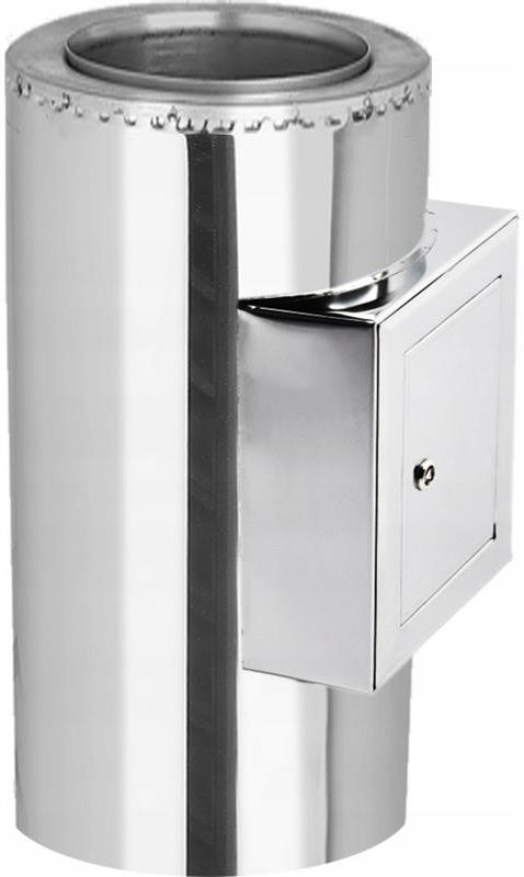 System kominkowy Kominy Polska Anna Jasińska Wyczystka Z Drzwiczkami Izolowana Kwas 110/180 ...