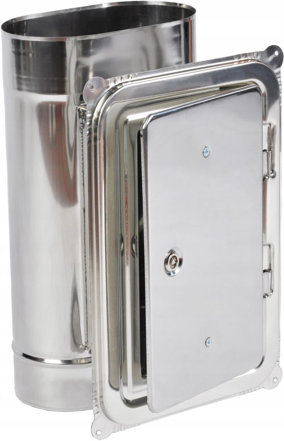 System kominkowy Checz Wyczystka Owalna Z Drzwiami 110X190/Grubość 0,6mm - Opinie i ceny na Ceneo.pl