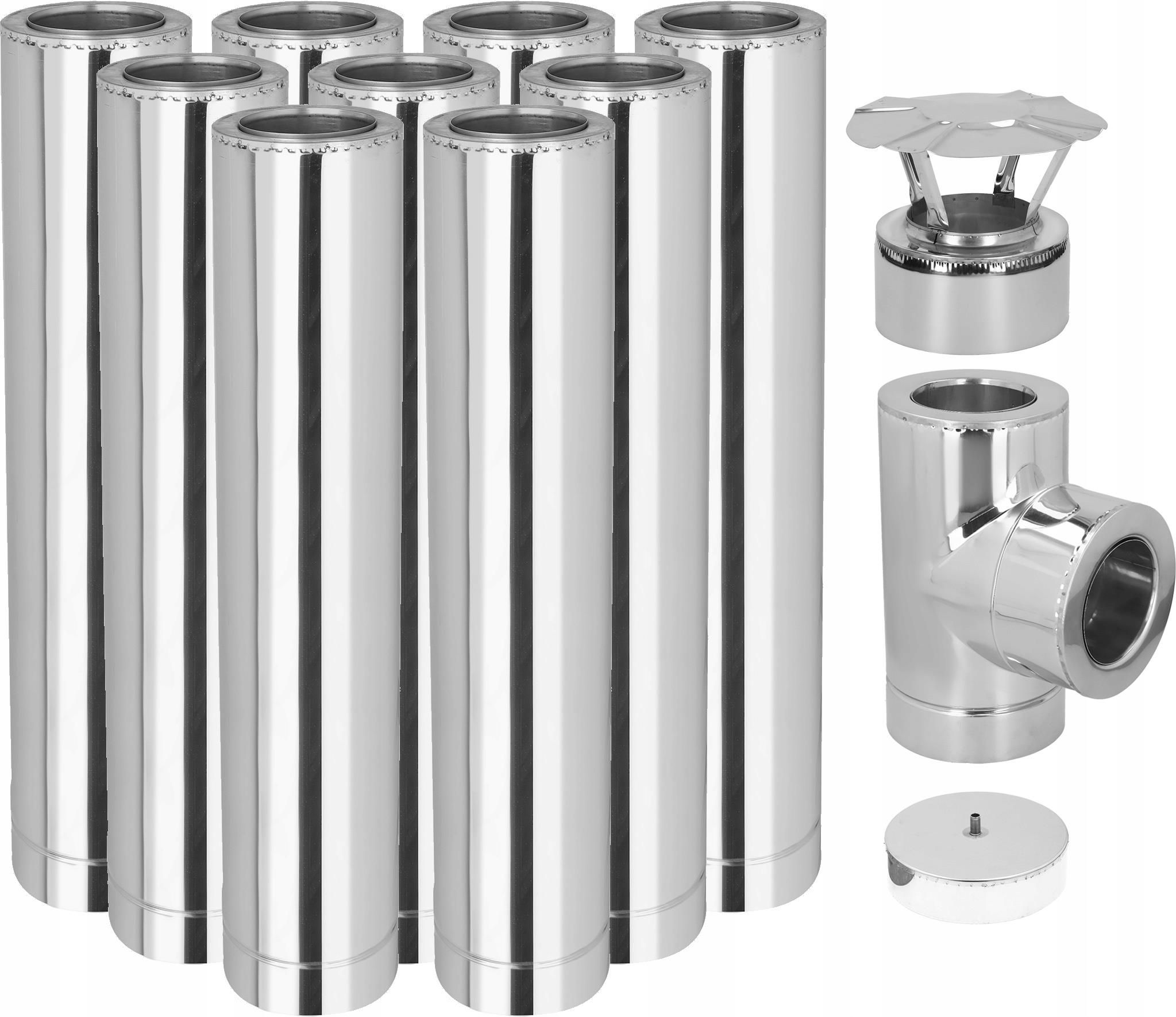 System kominkowy Kominy Polska Anna Jasińska Komin Izolowany Fi 120/180 Kwasoodporny 9m - Opinie ...