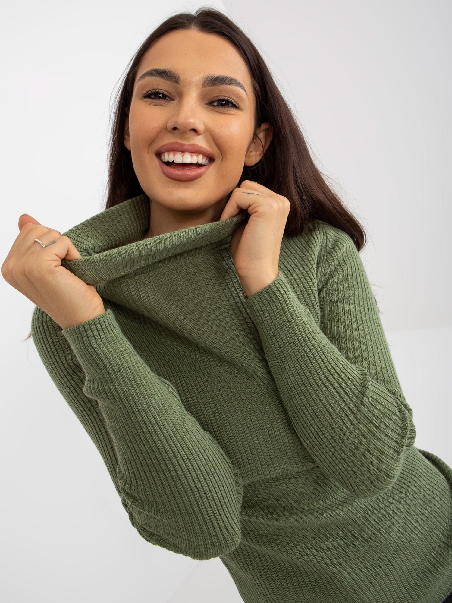 Sweter-TO-SW-2022.35P-khaki : Kolor - Khaki, Rozmiar - ONE SIZE - Ceny ...