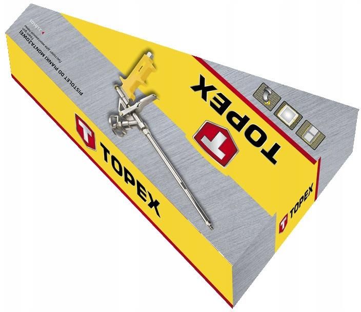 Pistolet do klejenia Topex Pistolet Do Pianki Montażowej 21B501 - Opinie i ceny na Ceneo.pl