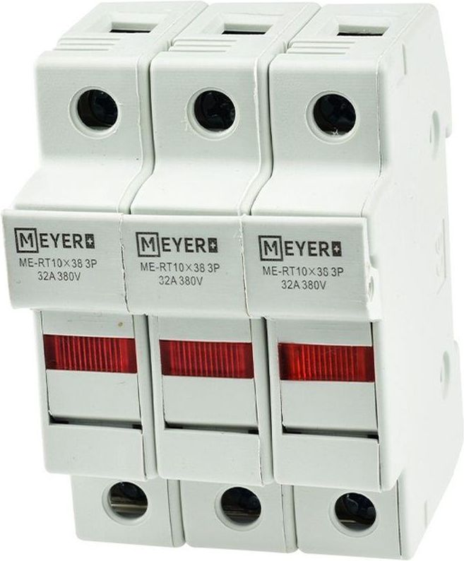 Bezpiecznik Meyer Podstawa Bezpiecznikowa Ac 3P 10X38 32A 380V (Mert10X383P) - Opinie i ceny na ...
