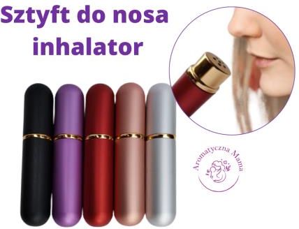 Inhalator osobisty sztyft wielorazowy do nosa aromaterapia - Opinie i ...